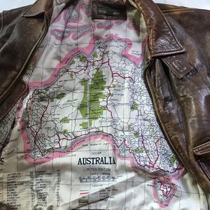 Outback Red | Jackets & Coats | Outback Red Leather Pilots Jacket Size ...